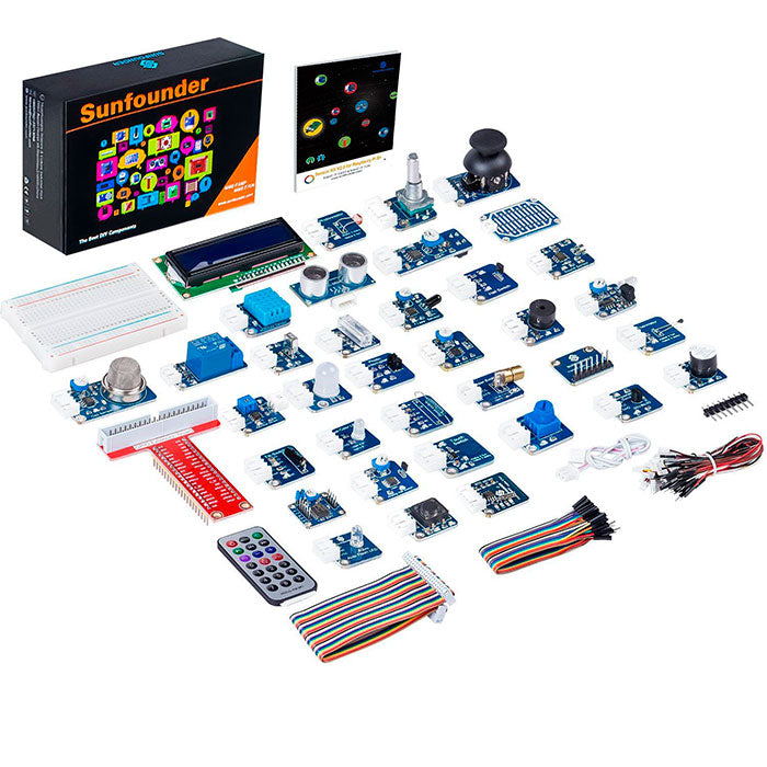 Sunfounder 37 Modules Sensor Kit V20 For Raspberry Pi 4b 3 Model B